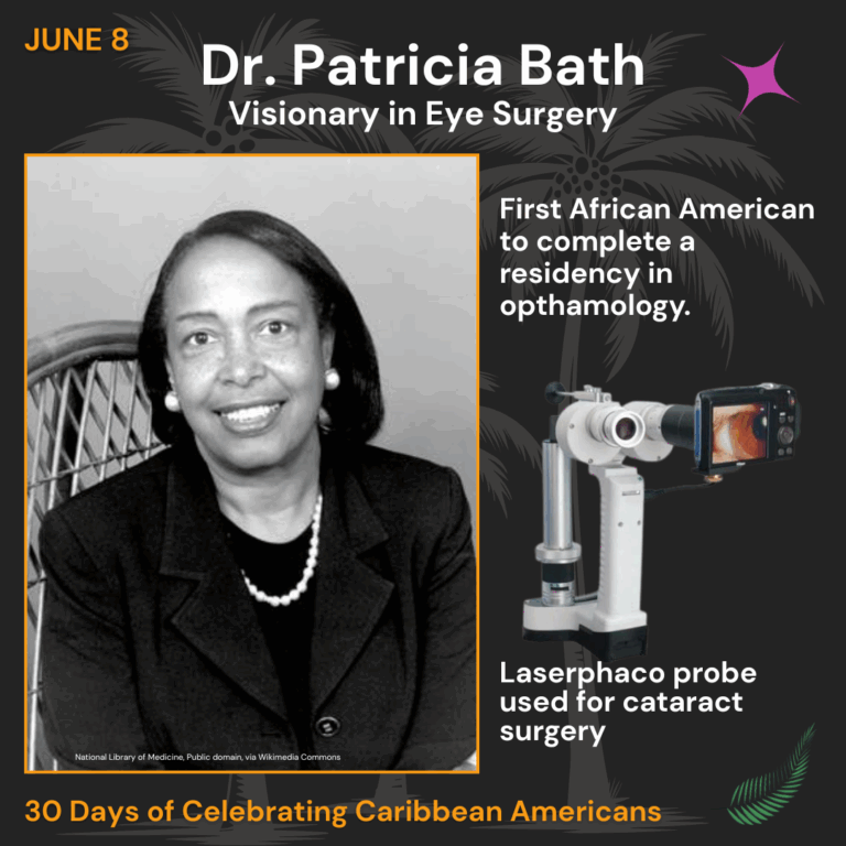 Day 8. Dr Patricia Bath Visionary in Eye Surgery – SepulvedaUU